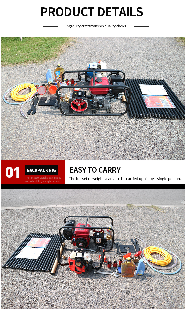 Handheld Gasoline Small Backpack Rig - Shandong Meijing Garden ...