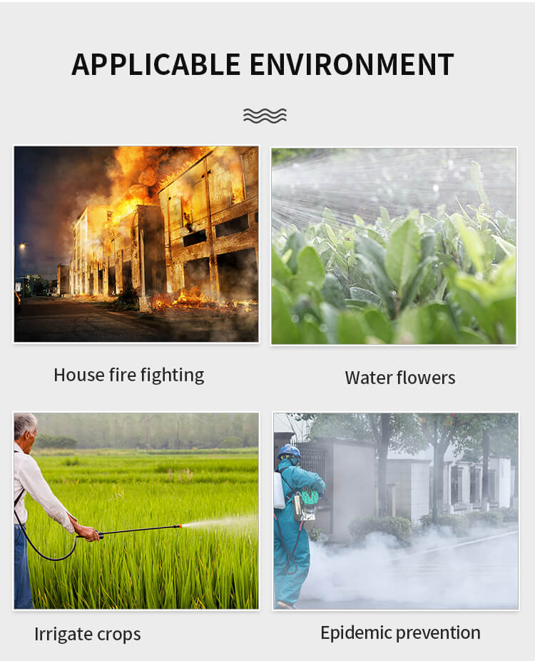 Backpack Water Mist Fire Suppression System - Shandong Meijing Garden ...