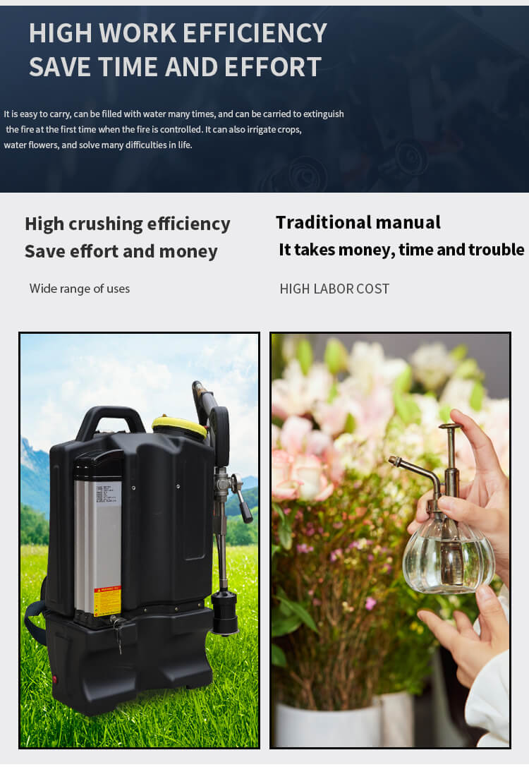 Backpack Water Mist Fire Suppression System - Shandong Meijing Garden ...