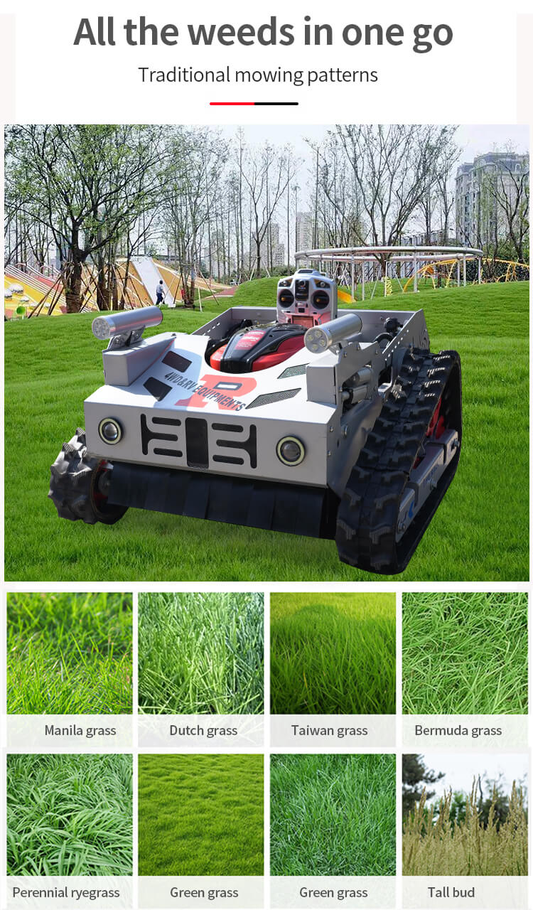 Small Smart Remote Control Lawn Mower (SD750-6) - Shandong Meijing ...